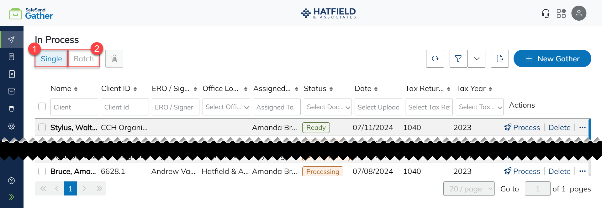 Gather Requests In-Process – SafeSend Gather