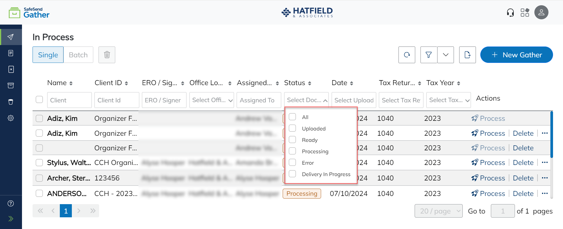 Gather Requests In-Process – SafeSend Gather